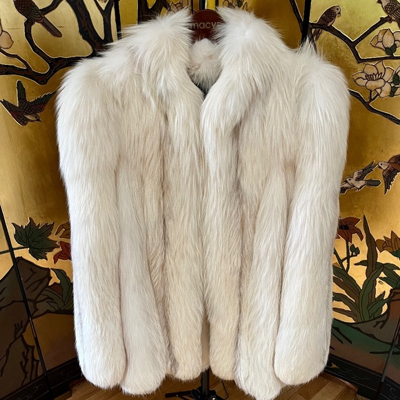 Nicholson Furs | Jackets & Coats | Natural White Fox Fur Coat | Poshmark